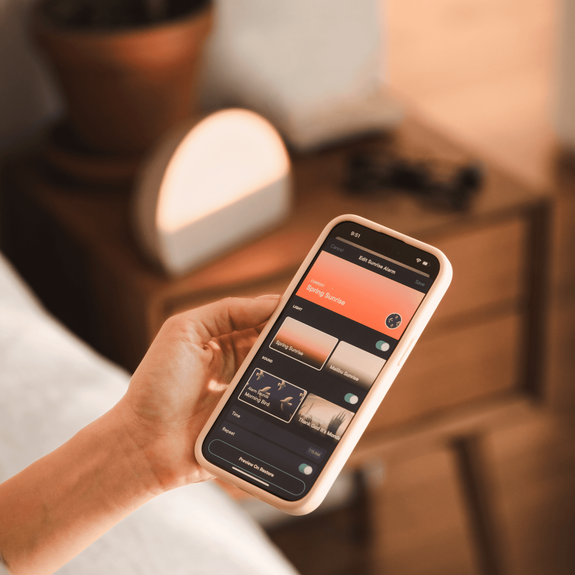 Hatch Restore 2 - Smart Sound Machine Alarm Clock | Hatch